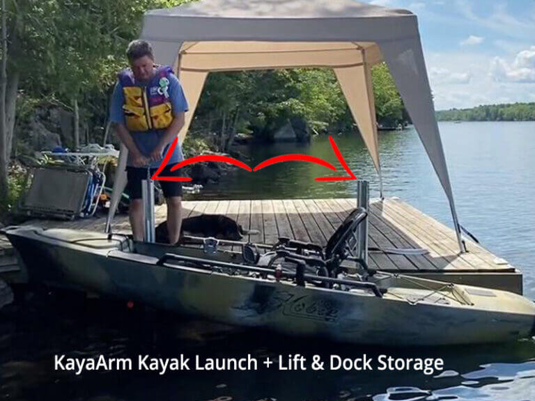 KayaArm Kayak Launch for Dock